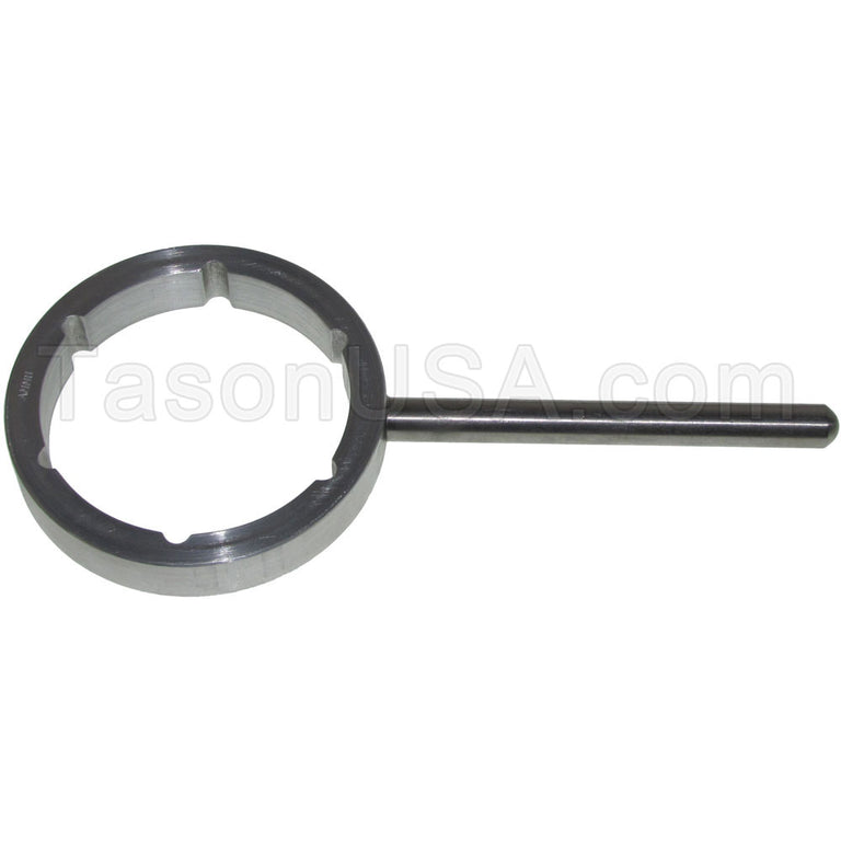 Aluminum Wrench For Plastic Screw Caps With Steel Handle - Tason USA